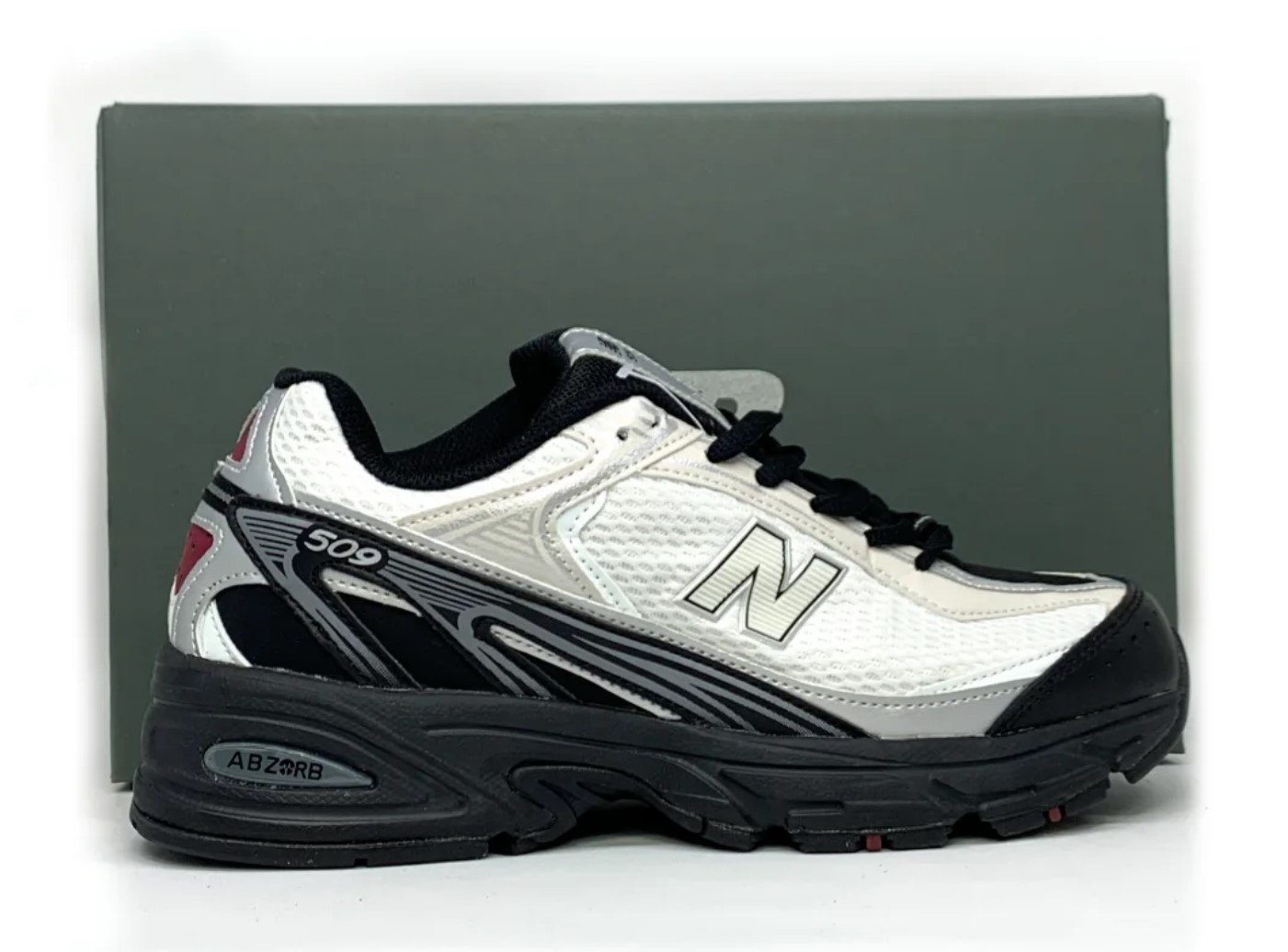 New Balance/NB 509 White Black - Web Sepatu